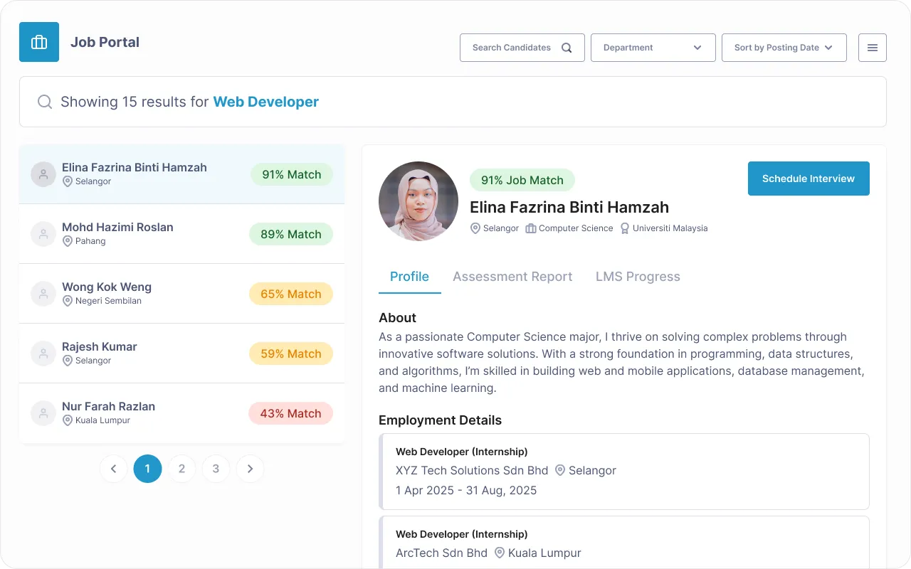 Talent Acquisition: Job Portal – CXS